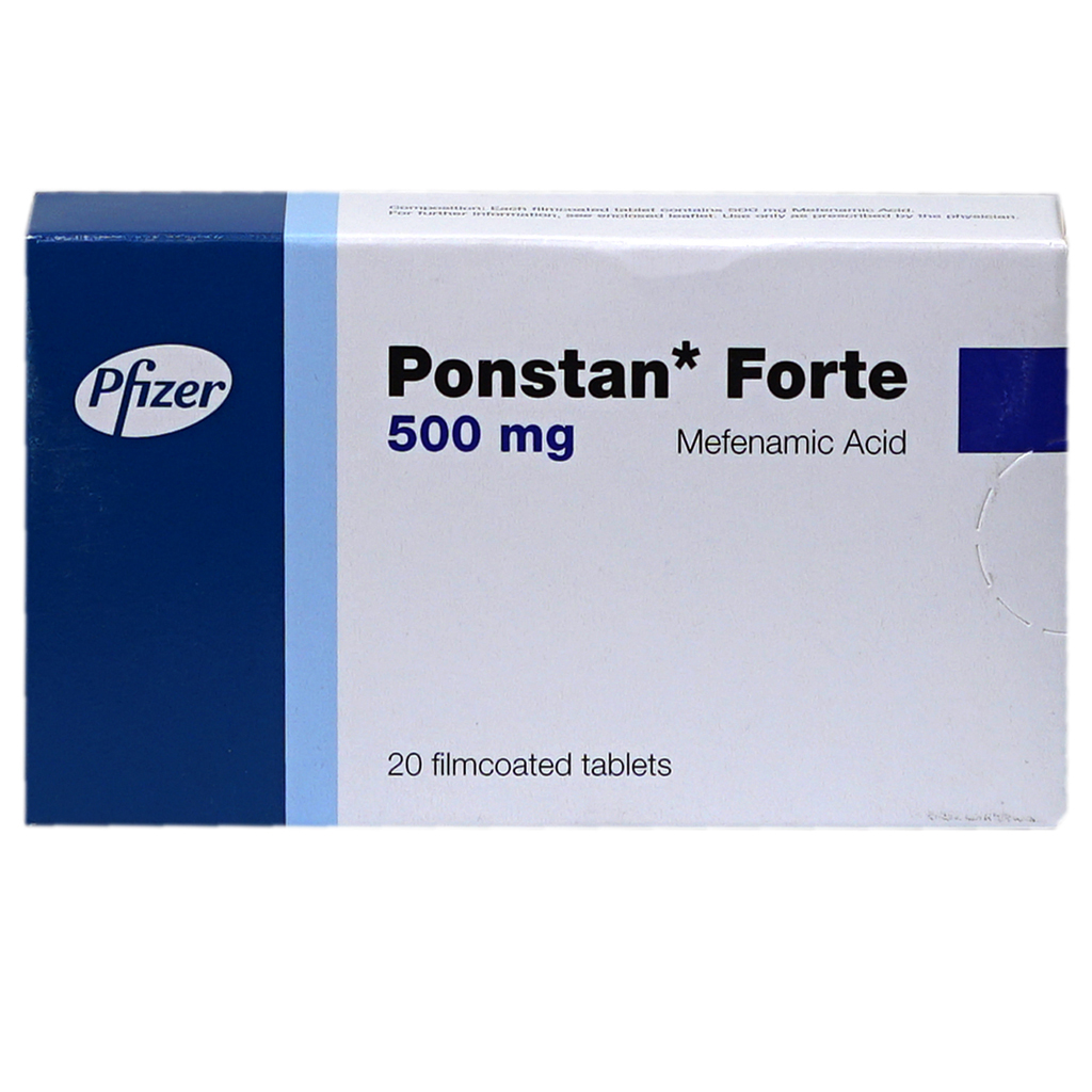 PONSTAN FORTE 500MG TABLET 20'S- | Pharmacy and More